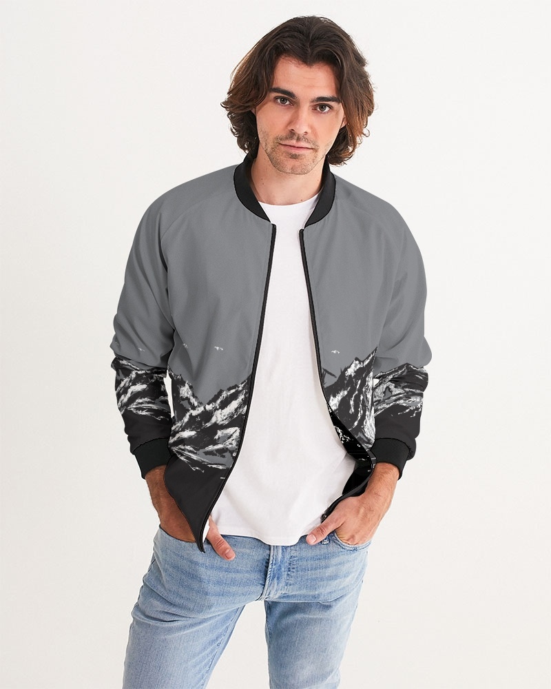 Buy Men's Bomber Jacket Snow Mountain Online - 100% Polyester