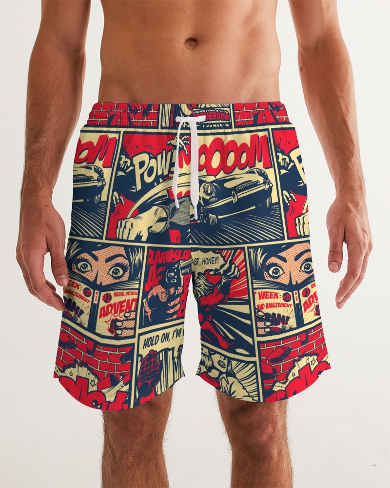 Buy Men's Swim Trunk Comic Art Online