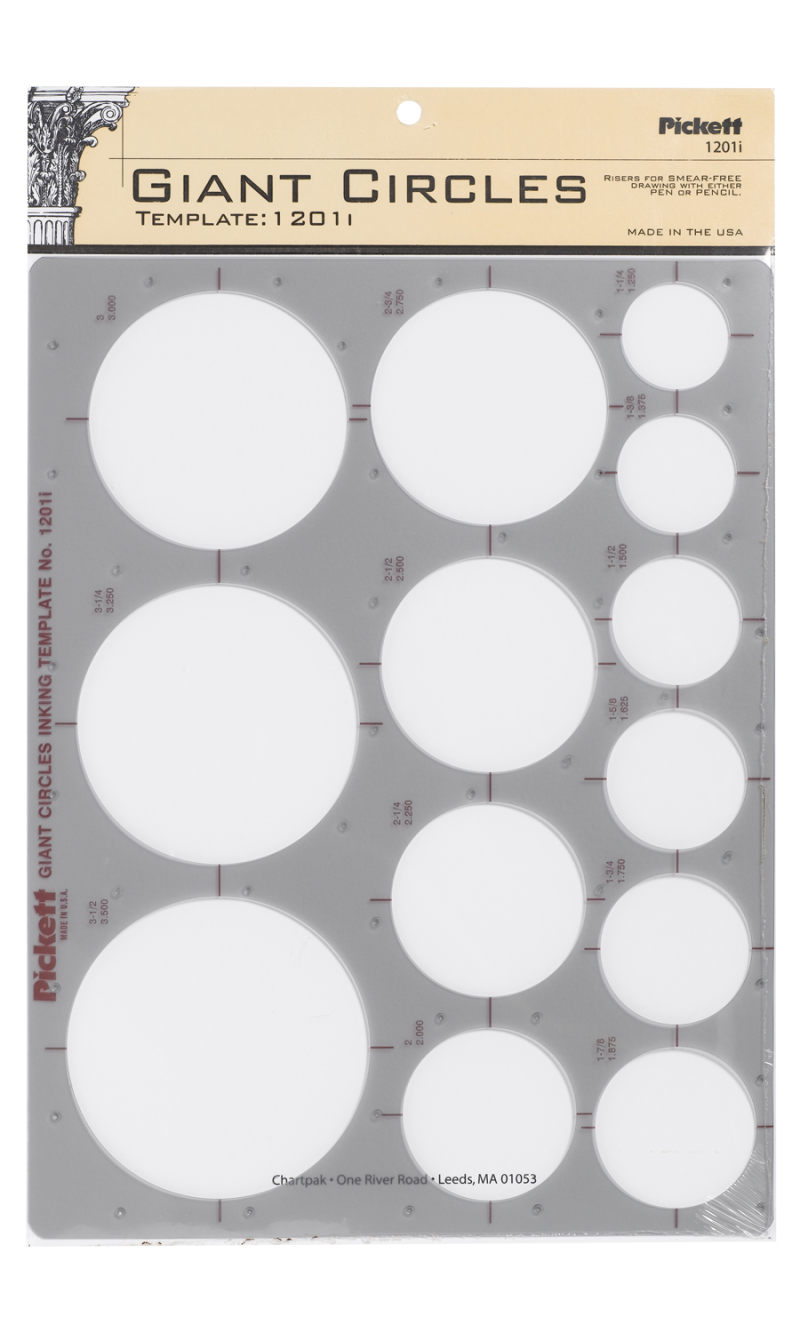 Buy Pickett Giant Circle Cutouts Template Online - Precision Crafting Tool