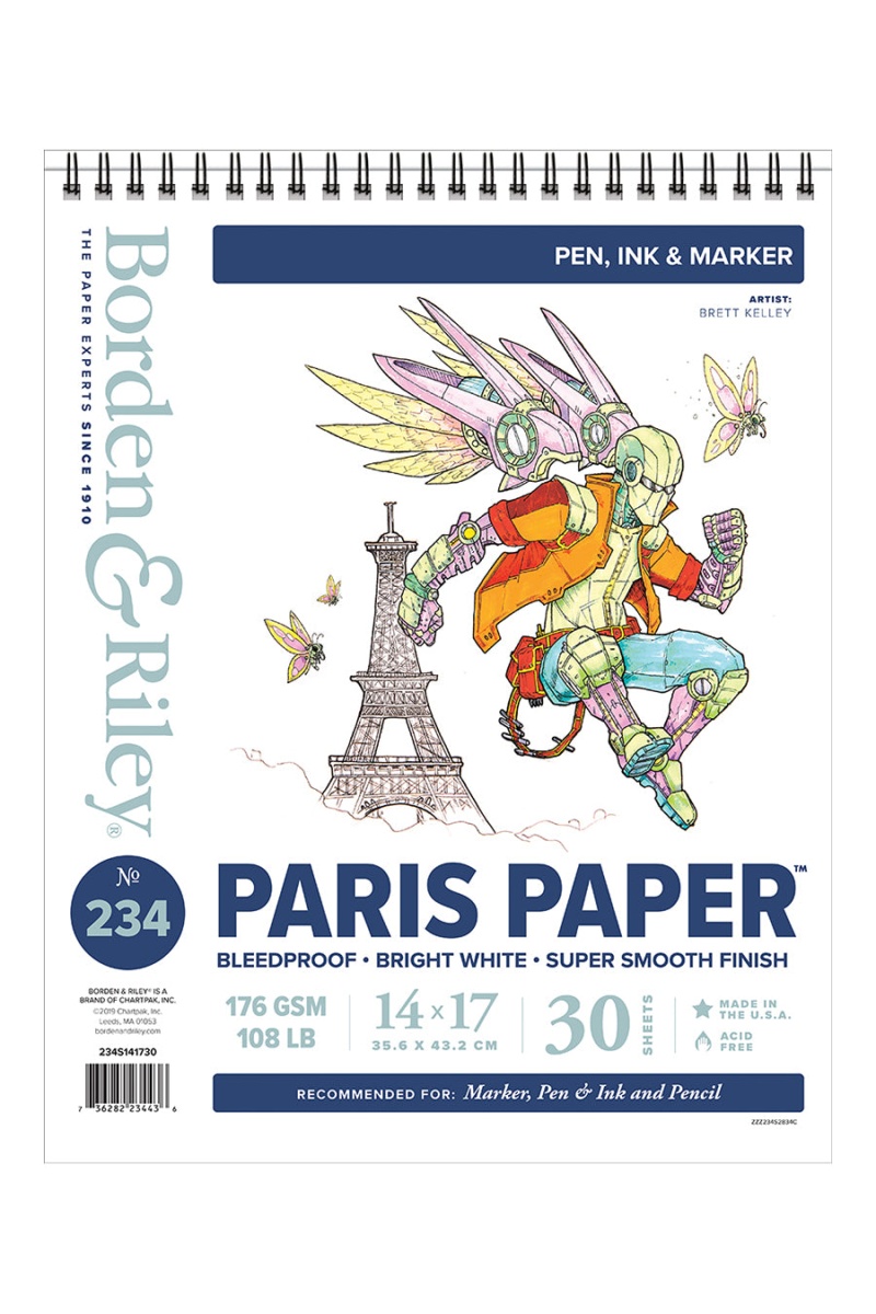 Buy 234 Paris Paper, 14x17 Spiral Pad Online for Unleashing Creativity