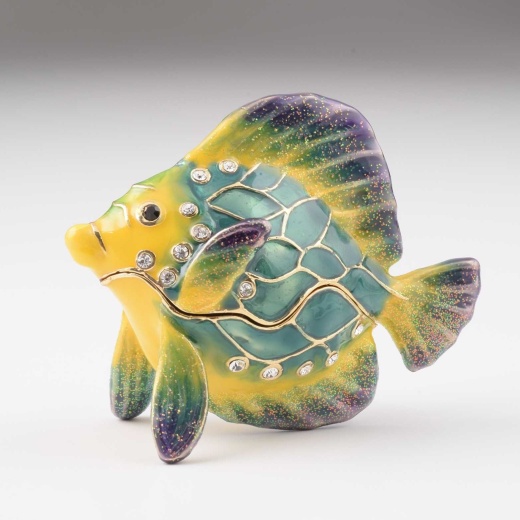 Buy Colorful Fish Trinket Box Online - Keren Kopal Handmade Enamel ...