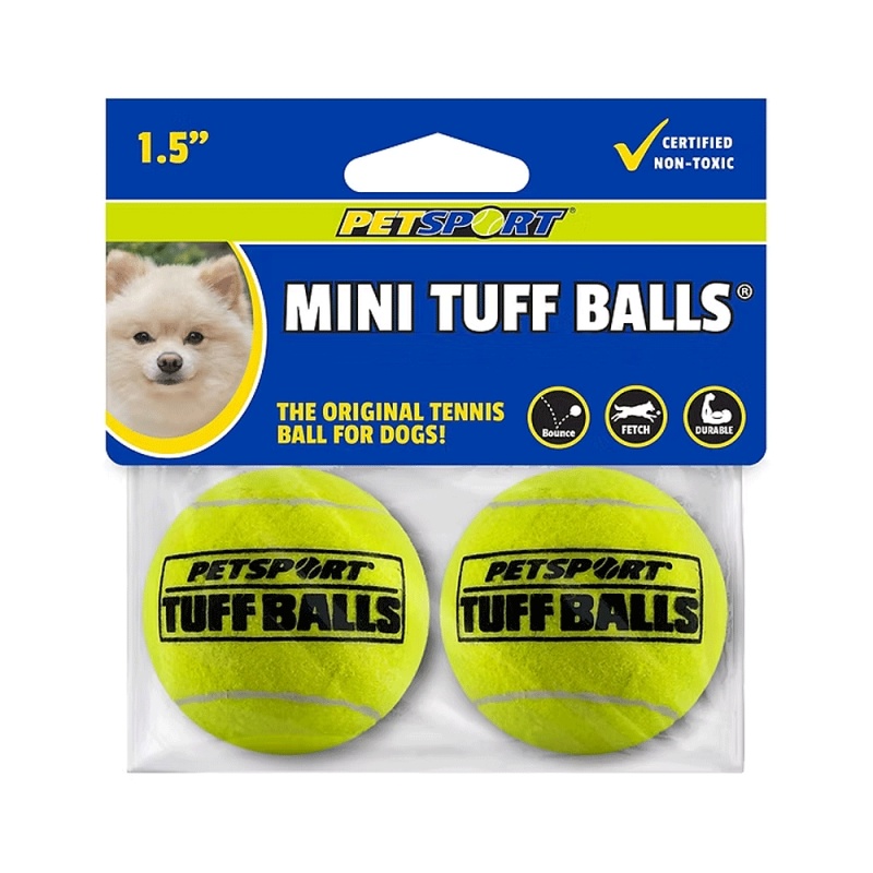 Petsport Tuff Balls Mini 1.5" 2Pk