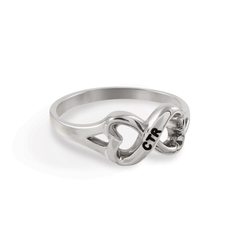 Ctr Heart To Heart Ring - Stainless Steel 10