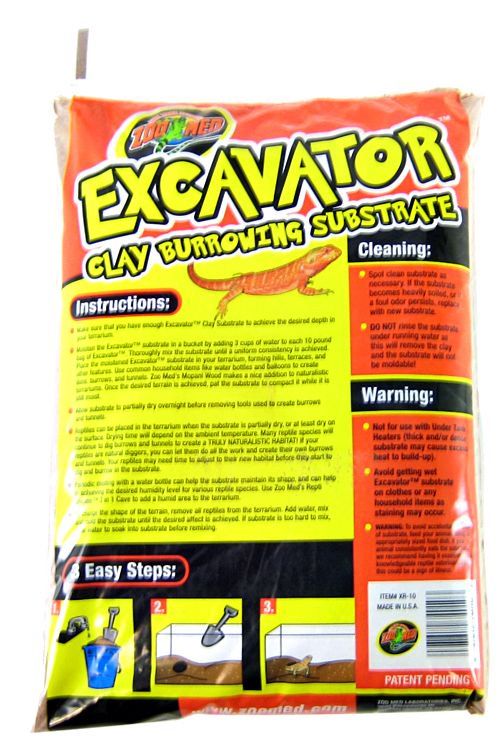 Zoo Med Excavator Clay Burrowing Reptile Substrate - 10 Lb