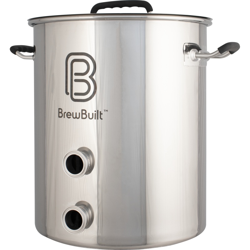 Brewbuilt® Brewing Kettle | 1.5" Tri-Clamp | Dual Port | Side Handles