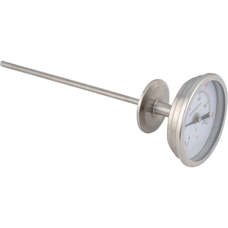 1.5 In. T.C. Thermometer - 3.25 In. Face X 7.5 In. Probe