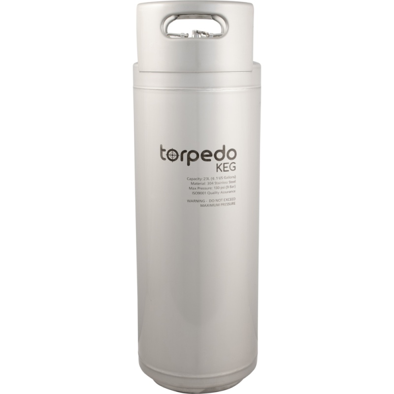 Torpedo Keg | Ball Lock Keg | Stainless Steel Corny Keg | Low2 Keg Lid ...