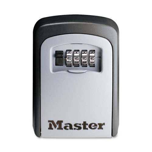 Master Lock Locking Combination 5 Key Steel Box, 3.25" Wide, Black ...