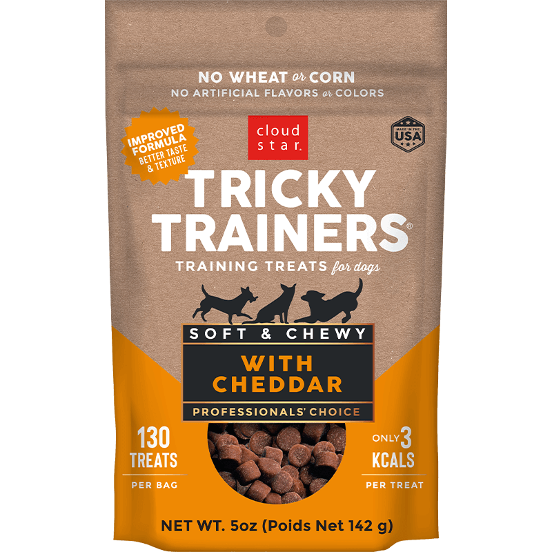Buy Cloud Star Chewy Tricky Trainers Cheddar Flavor Dog Treats Online ...