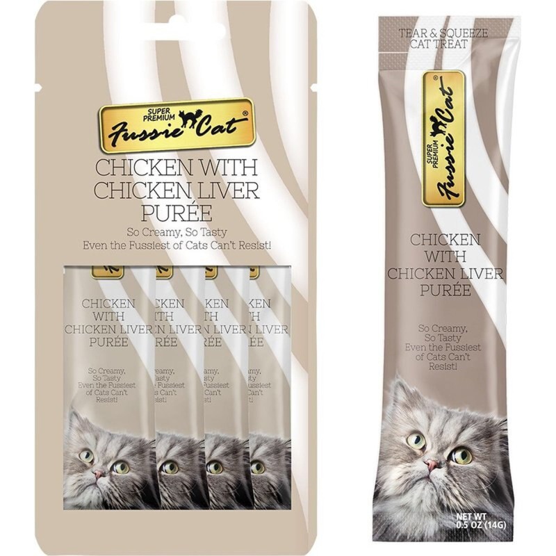 Buy Fussie Cat Puree Chicken with Chicken Liver 2Oz/18Count Online