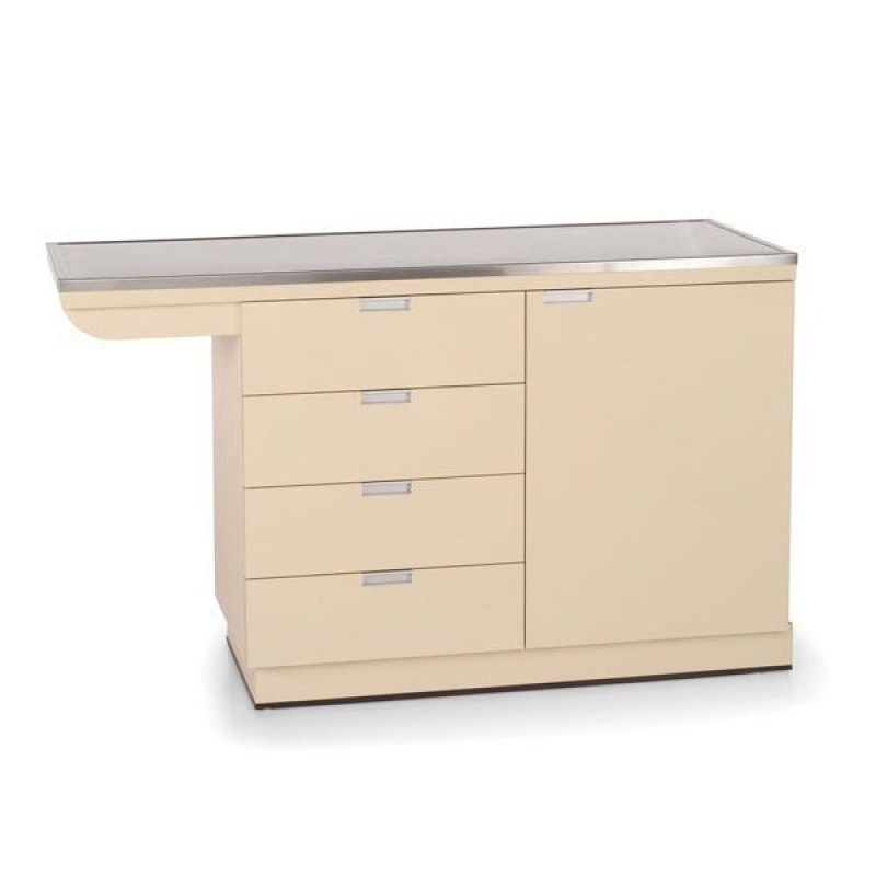 Petlift 44″ Exam Table Cabinet Ss Top With Left Side Overhang