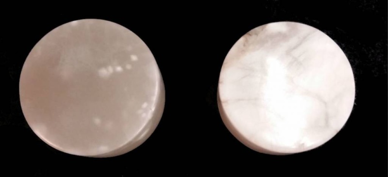 Buy Stone 4-3/4"D X 2-1/2"H White Alabaster Cylinder Online - New Products