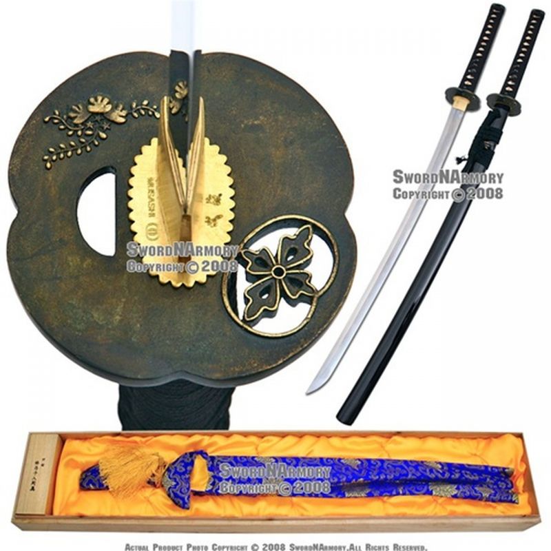 Musashi Brand Handmade Forged Kobuse Laminated Samurai Katana Sword ...