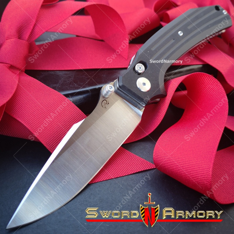 8.5" Pivot Axel Lock D2 Steel Blade Tactical Edc Folding Pocket Knife ...