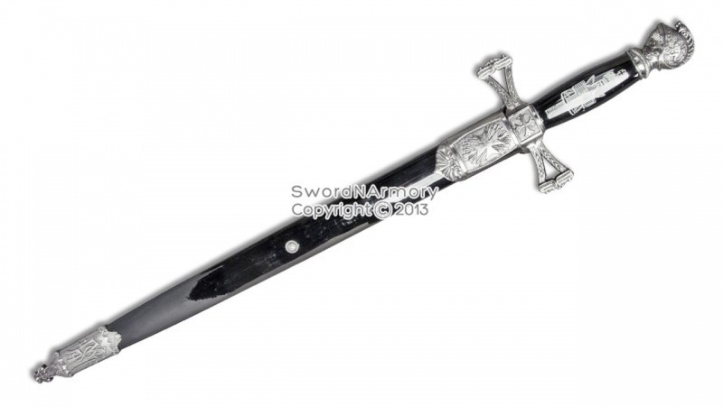 21.5 Masonic Ceremonial Dagger Mason Knights Of Templar St. John Short ...