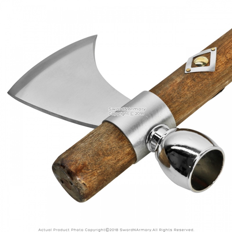 19" Plains Indian Lakota Traditional Tomahawk Axe Hatchet With Tobacco ...