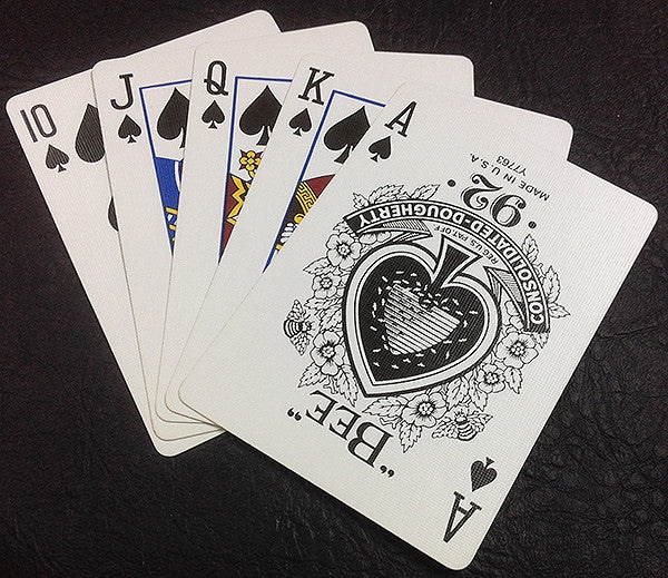 Jackie Gaughan's Plaza Deck Of Blue Playing Cards