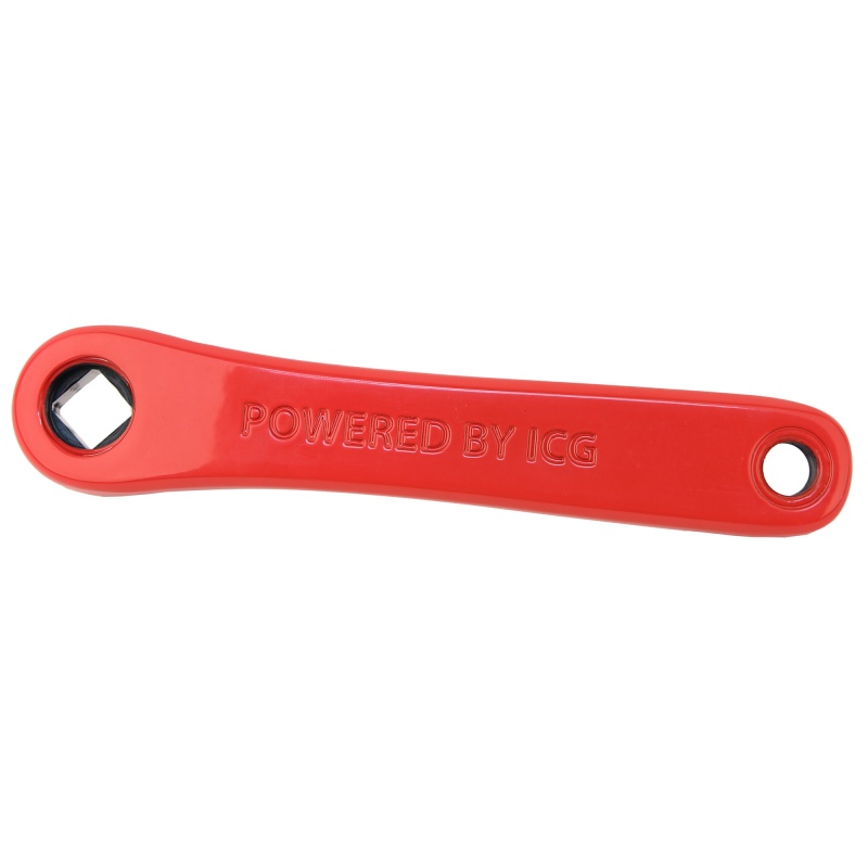 Right Crank Arm, Red, Icg Bikes, Ic4/Ic5/Ic6