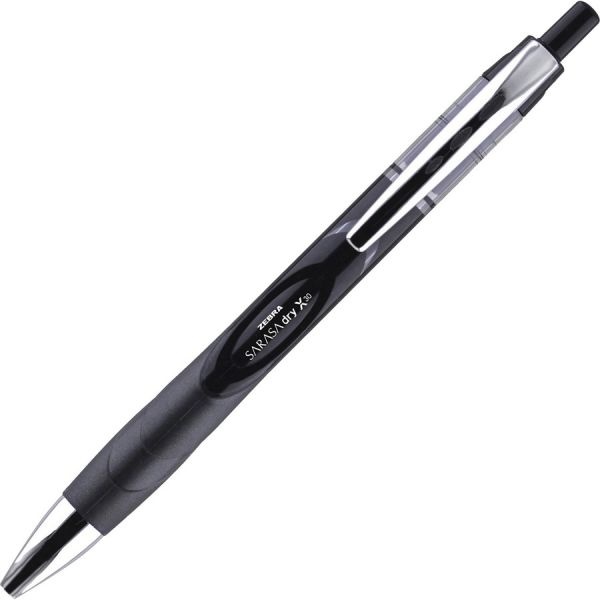 Zebra Sarasa Dry Gel X30 Gel Pen Retractable Medium 0 7 Mm Black Ink zebra-sarasa-dry-gel-x30-gel-pen-retractable-medium-0-7-mm-black-ink