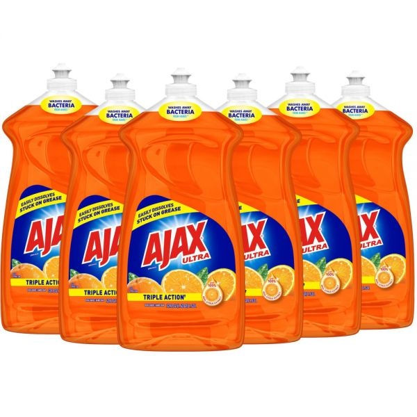 Ajax Triple Action Orange Dish Liquid - 52 Fl. Oz. Bottles - Liquid ...