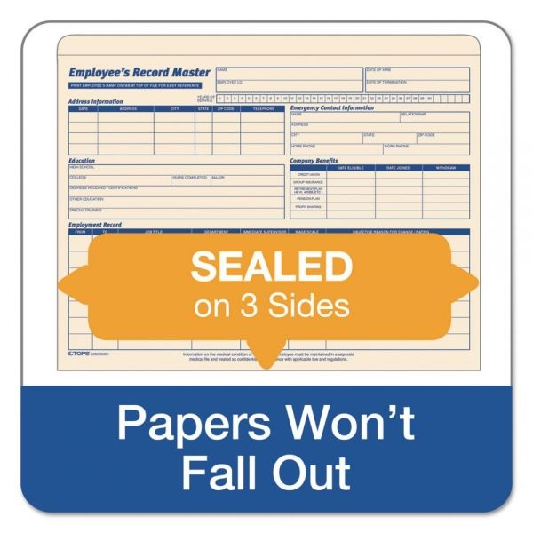 Tops Employee Record Master File Jacket Straight Tab Letter Size tops-employee-record-master-file-jacket-straight-tab-letter-size