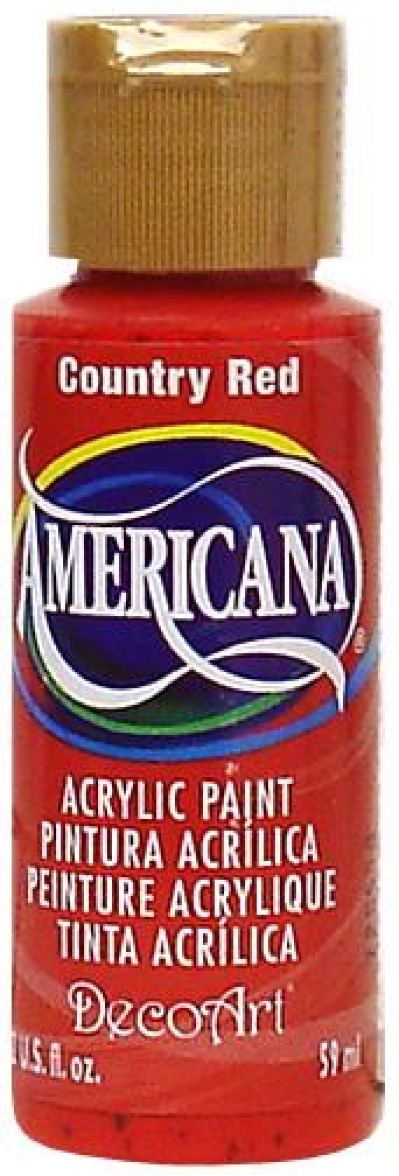 Deco Art Country Red Americana Acrylic Paint