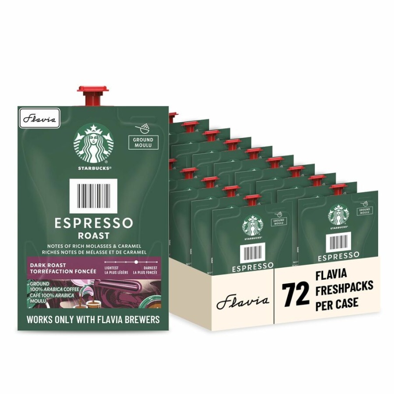 Flavia Freshpack Starbucks Espresso Dark Roast Coffee