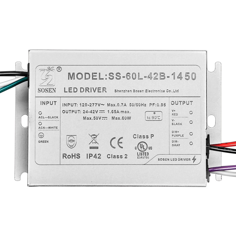 Led Driver - Dimmable - 60 Watt - 1450Ma Output Current