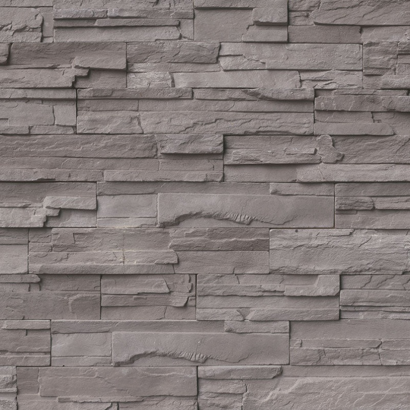 Terrado Copen Ash Concrete Ledgestone - Natural Cleft Face & Back - 4 ...