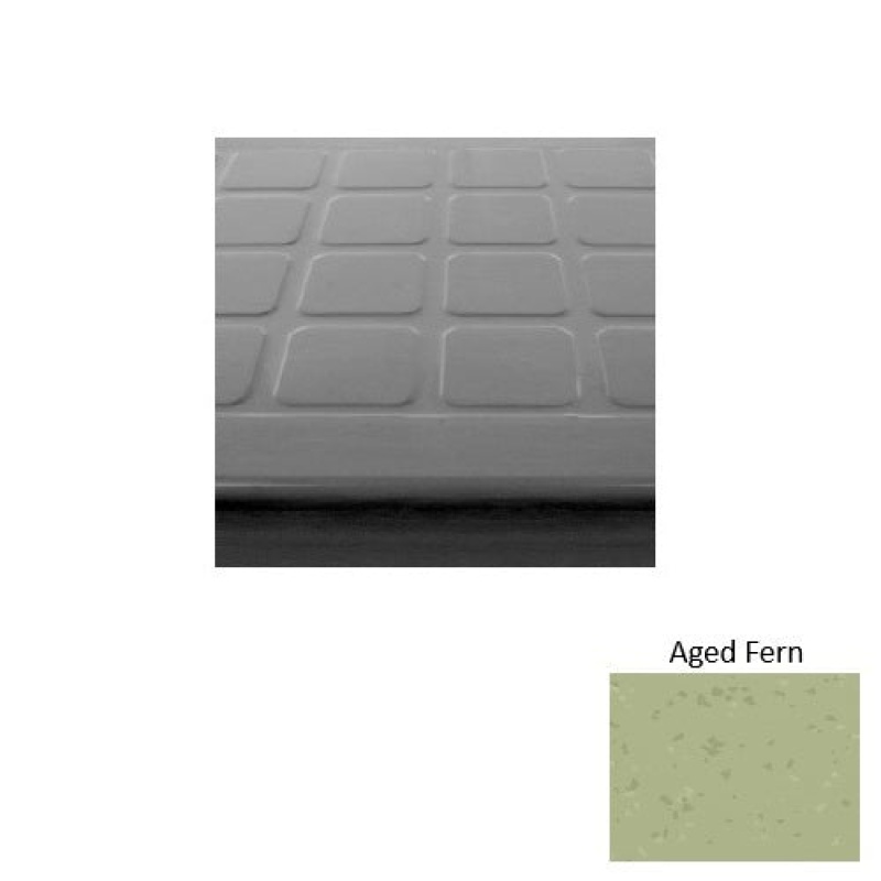 Symmetry 94 Aged Fern Raised Square Rubber (Sq) Stair Tread With Dupont ...