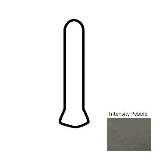 Volume 1.0 Intensity Pebble Porcelain Floor & Wall Trim - 1" X 6" Cove ...