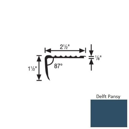Flextones Delft Pansy Vinyl 201 Overlap Stair Nosing - 2 1/2" X 12 Ft ...