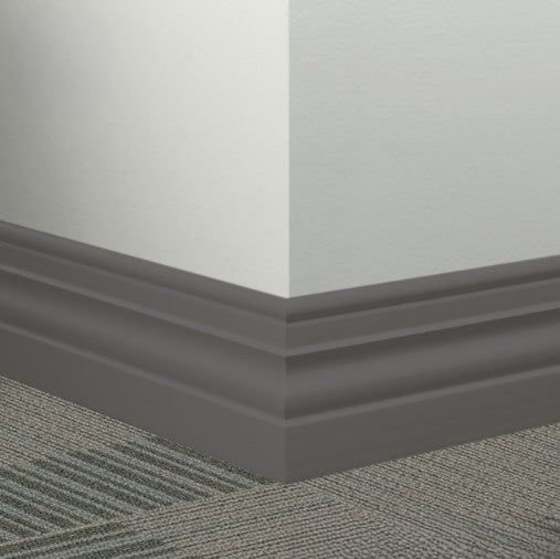 Johnsonite Dark Brown Rubber Millwork Contoured Wall Base - 4 1/2" X 96 ...