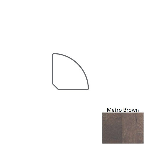 Alpine Hickory Metro Brown Hardwood Moulding / Trim - 0.75" X 78 ...