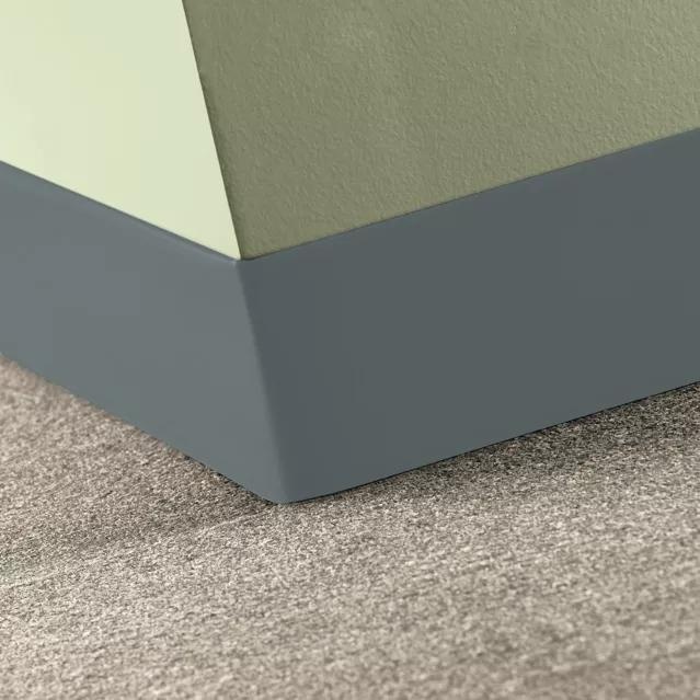 Johnsonite Storm Cloud Rubber Moulding / Trim - 4" Inside Corner For 6 ...
