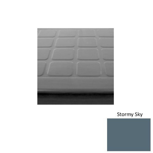 Solid 94 Stormy Sky Rubber (Sq) With Galley Red Abrasive Strip Stair ...
