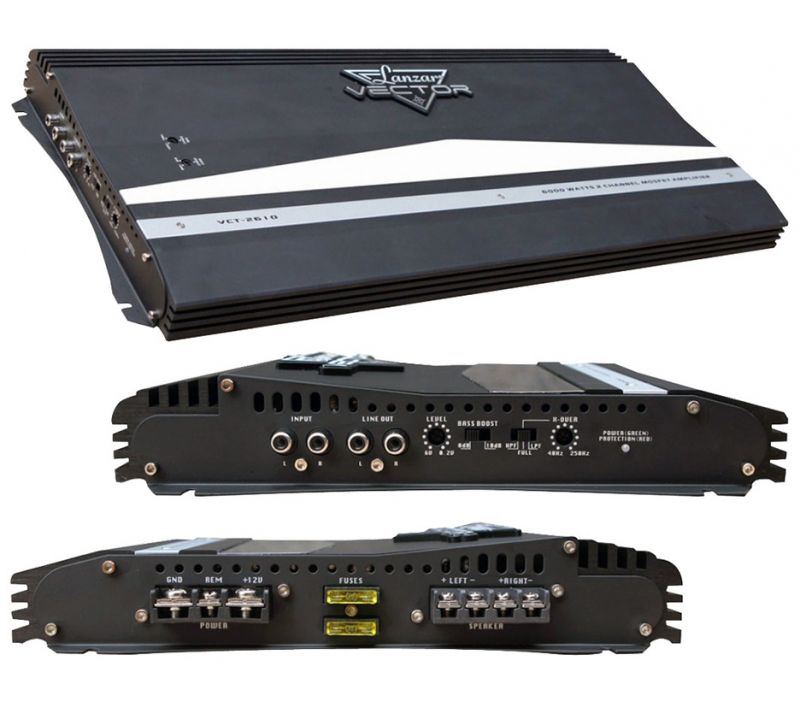 Buy Lanzar 2 Channel Amplifier 1200W Rms/6000W Max Online - High Power ...