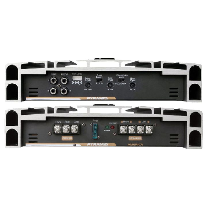 Pyramid 2 Channel Amplifier, 200W Rms/2000W Max