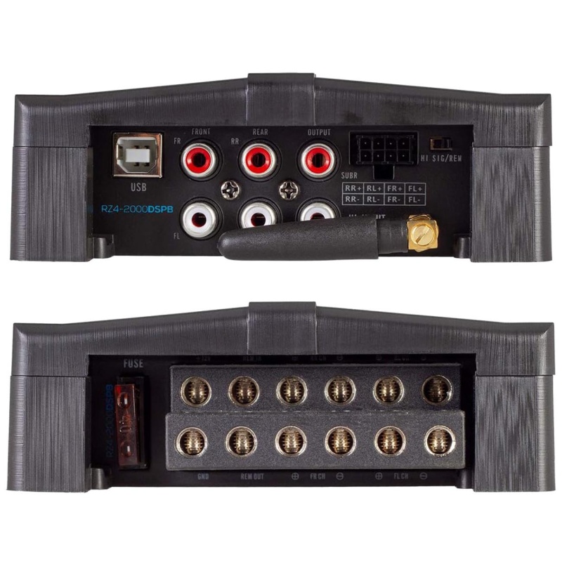 Power Acoustik Compact 4 Channel Amplifier With Built-In Dsp, 1000W Rms ...