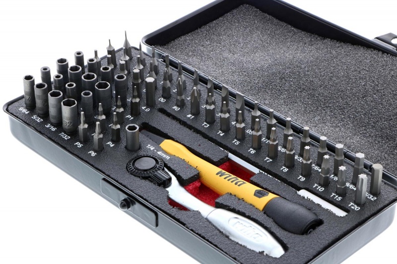Wiha System-4 Esd Safe Master Technician Ratchet And Microbits Set (65 ...