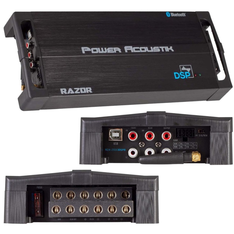 Buy Power Acoustik Compact 4 Channel Amplifier with Built-In DSP Online