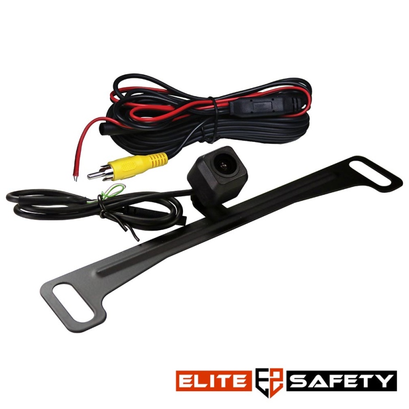 Buy Elite Safety License Plate Camera Black Online - High Resolution ...