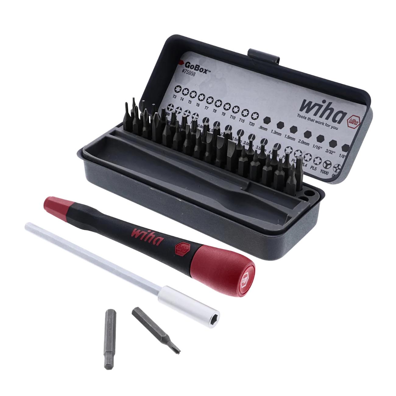Wiha 36 Piece Go Box Microbits Set