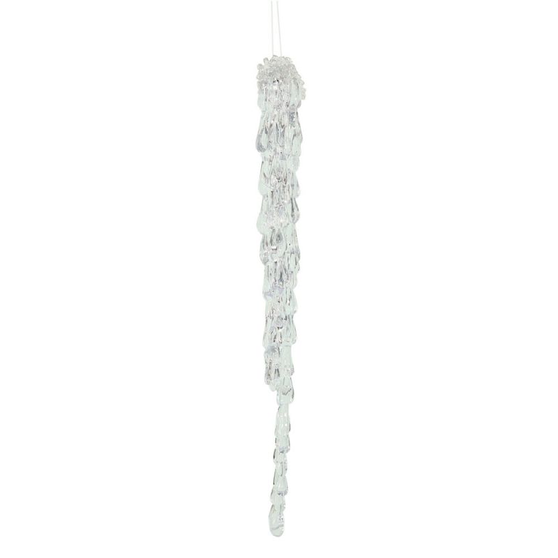 Buy 12" Clear Acrylic Icicle Christmas Ornament Online