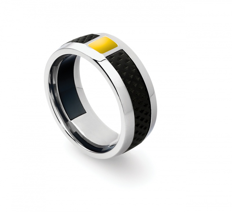 Buy Tonino Lamborghini Il Primo Yellow Ring Online - Luxury Stainless ...