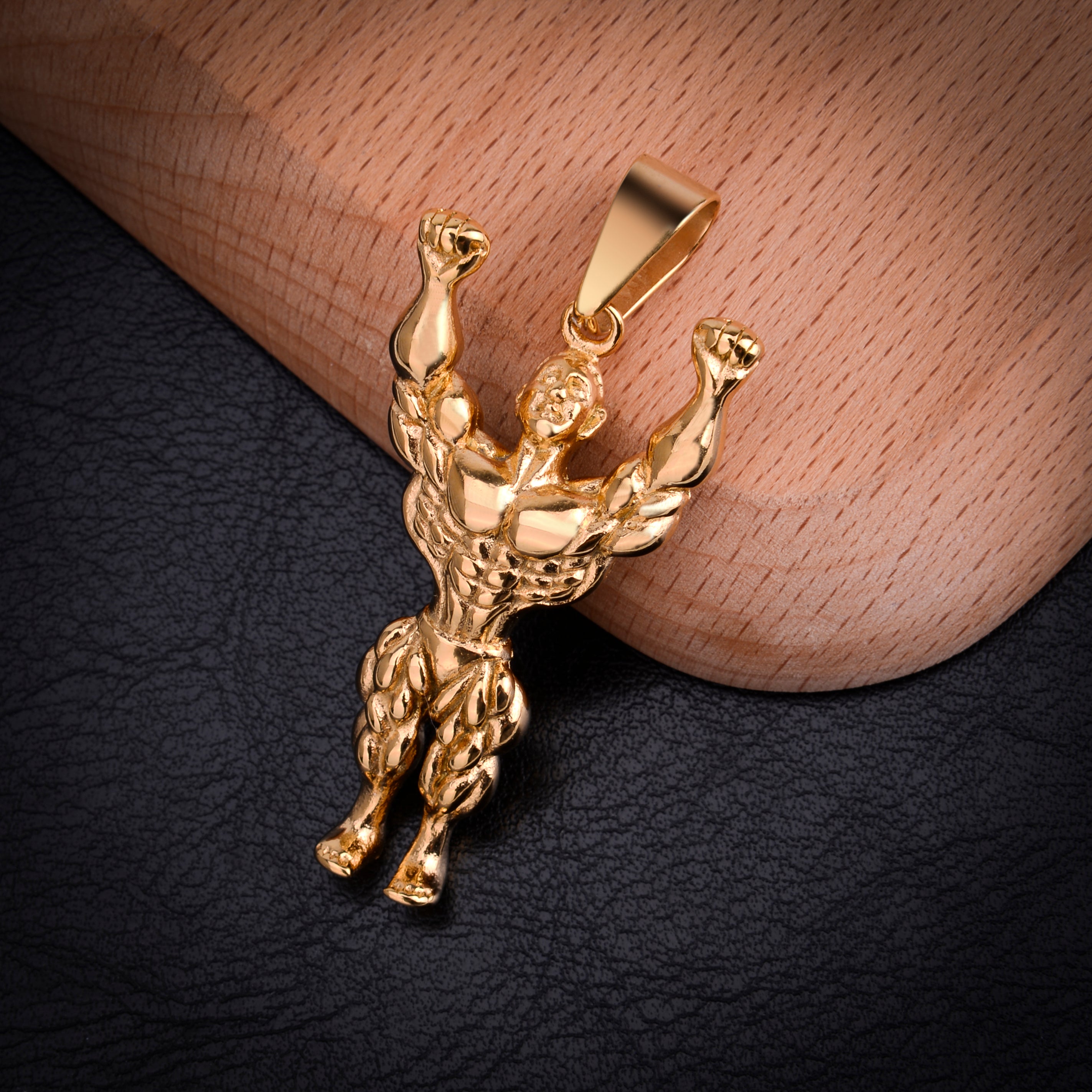 Muscle Steel Pendant