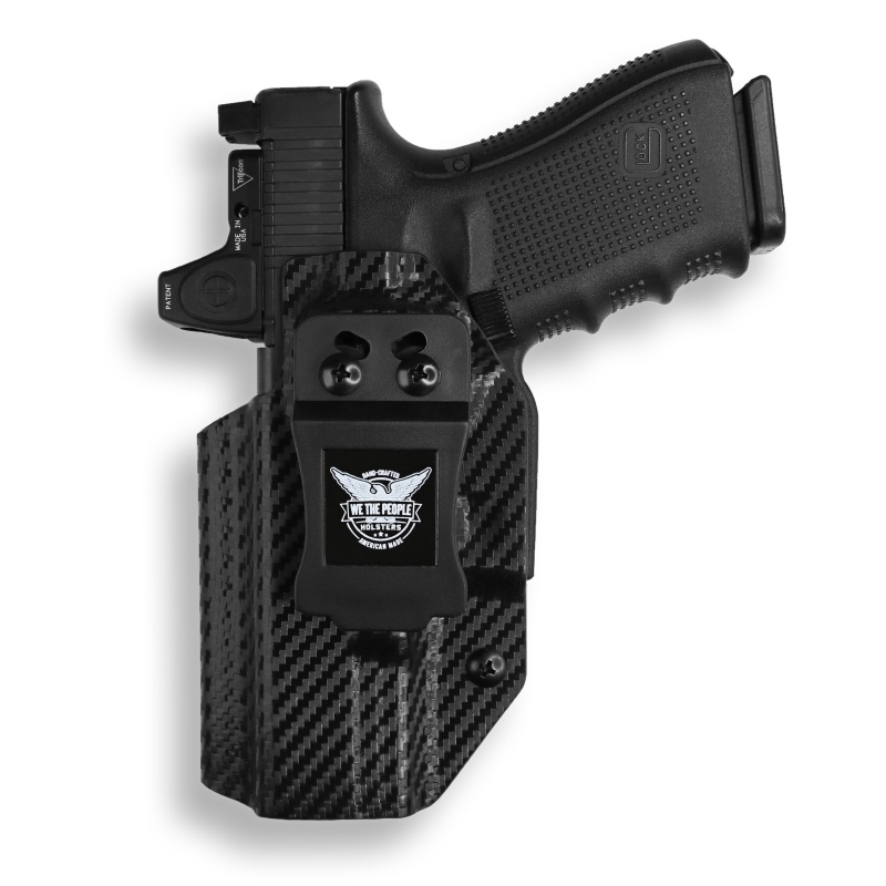 Glock 35 Mos With Streamlight Tlr-3 Light Red Dot Optic Cut Iwb Holster