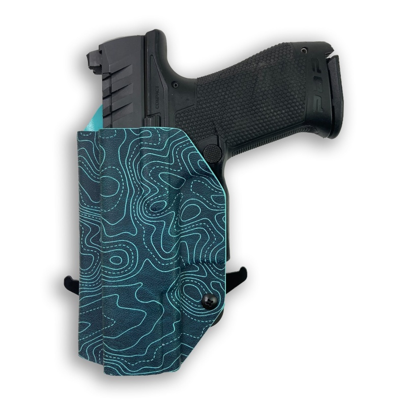 Smith & Wesson M&P 9 Shield Ez With Olight Pl-Mini 2 Valkyrie Owb Holster