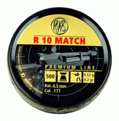 Rws Pellets 177 R10 Match 8.2 Grains 500-Pack
