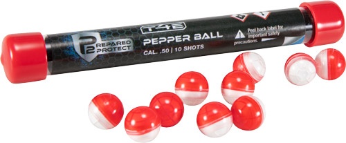 Umarex T4e P2p 50 Cal Pepper Ball Red/White 10-Pack